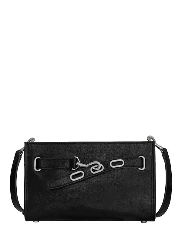 Rebecca Minkoff Leather Crosby Crossbody Bag - Black