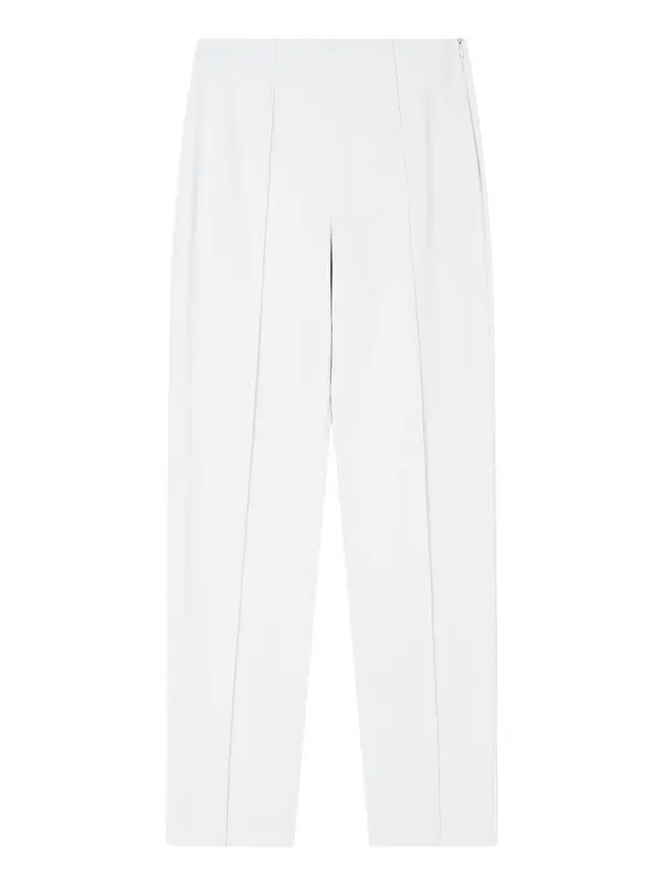 Giorgio Armani Straight-leg Viscose Cady Trousers - Beige