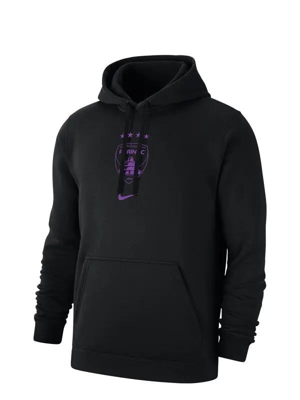 Nike Al Ain Fc Club Soccer Fleece Pullover Hoodie - Black