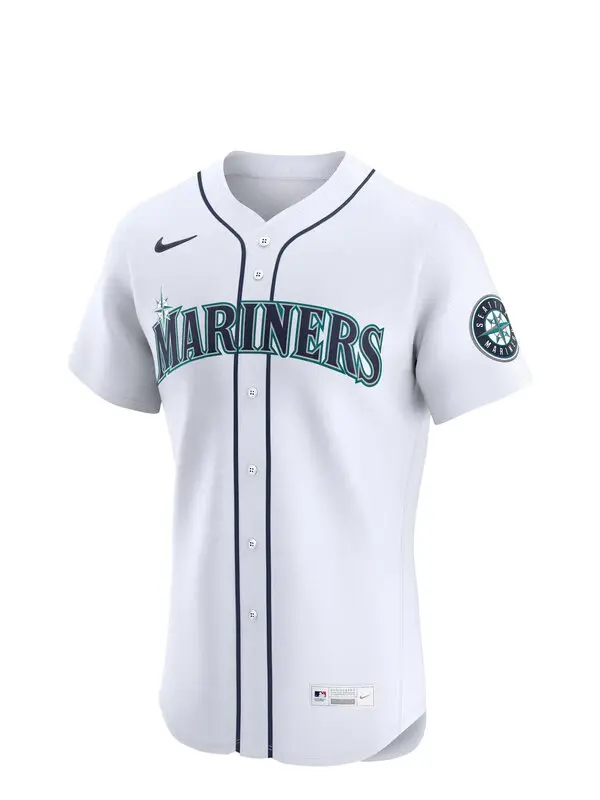 Nike Julio Rodrãguez Seattle Mariners Dri-fit Adv Mlb Elite Jersey - White