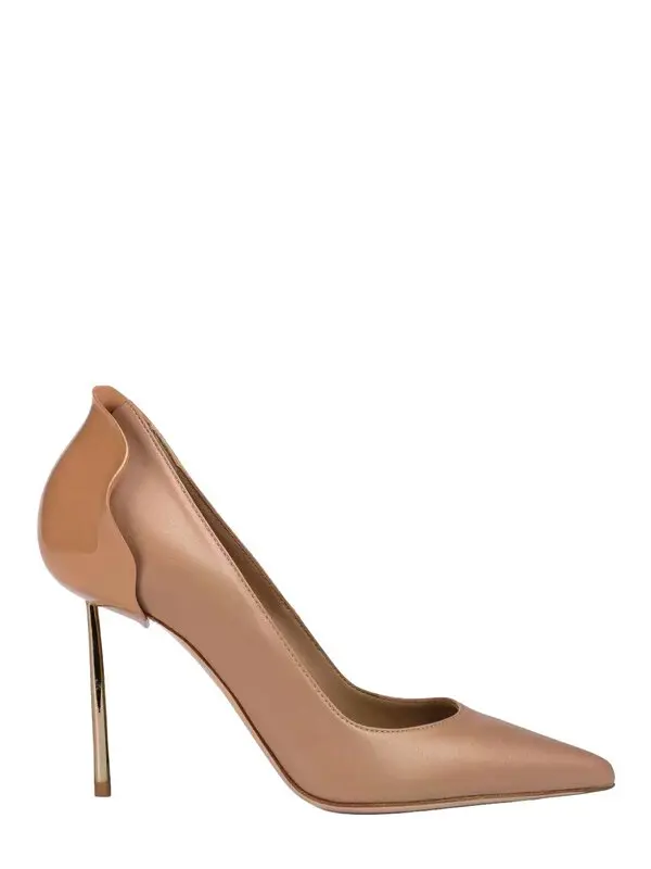 LE SILLA 100mm Petalo Pointed-toe Pumps - Neutrals
