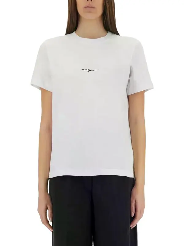 MSGM Logo-print T-shirt - White