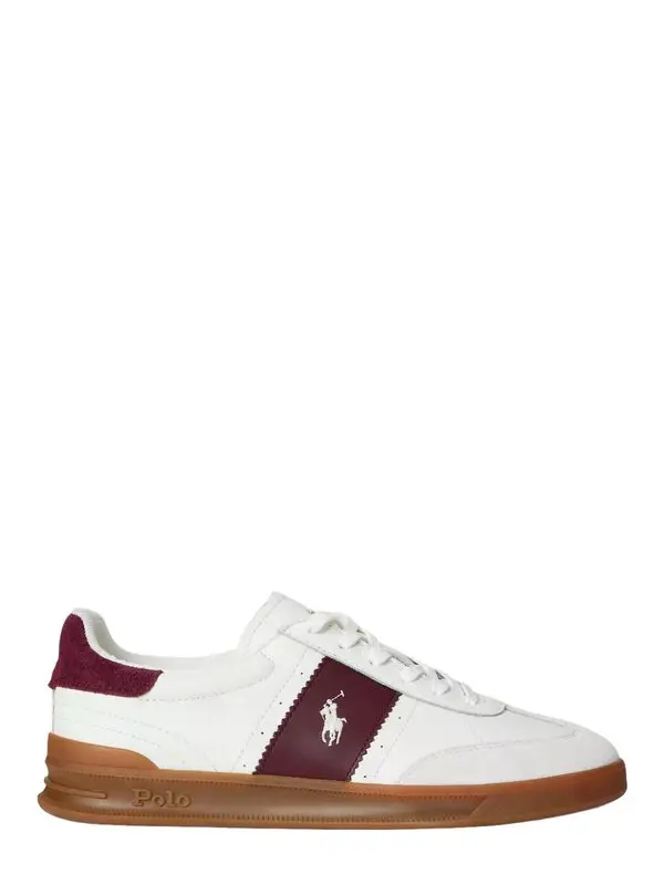 Polo Ralph Lauren Heritage Aera Suede Sneakers - White