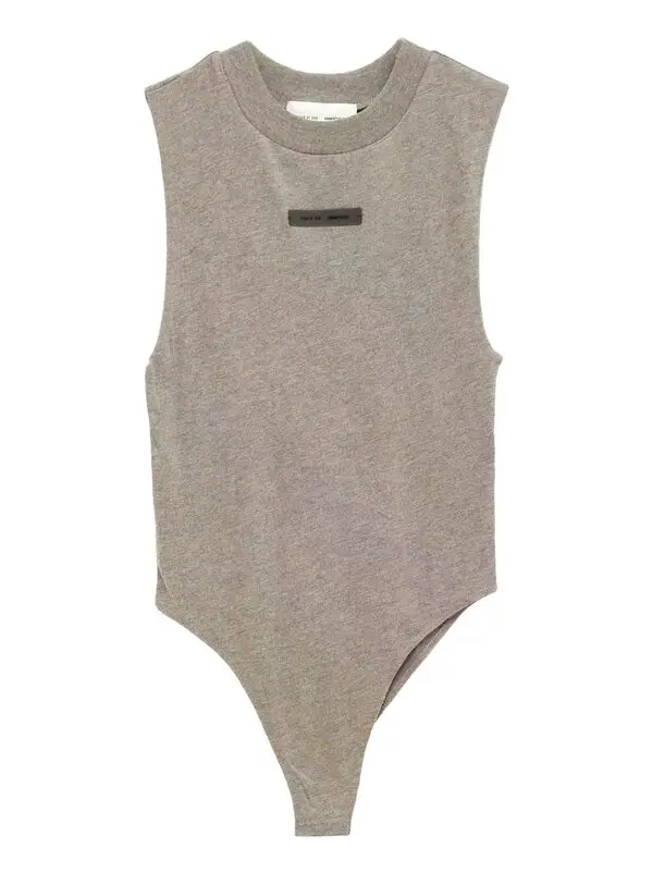 Fear Of God Logo-plaque Bodysuit - Grey