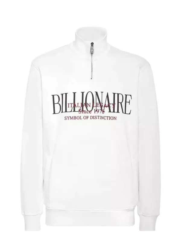 BILLIONAIRE Logo-print Sweatshirt - White