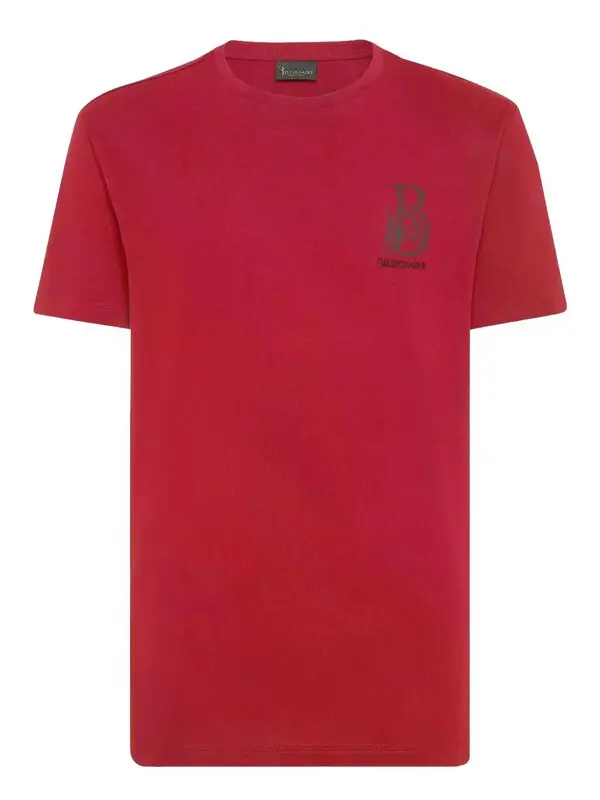 BILLIONAIRE Logo-embroidered Cotton T-shirt - Red