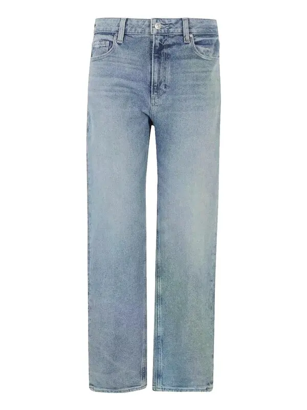 Paige Straight-leg Five-pocket Jeans - Blue