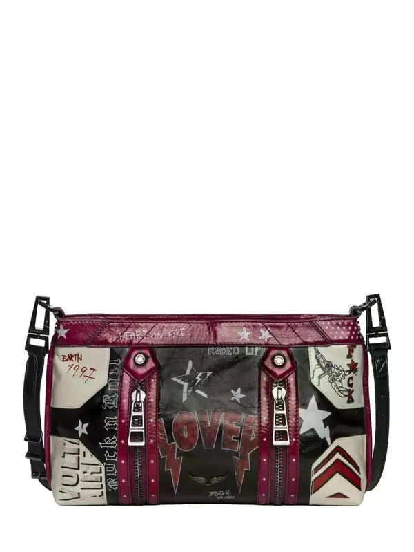 Zadig&Voltaire Graphic-print Cross Body Bag - Black