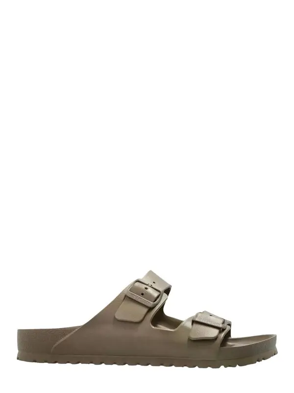 BIRKENSTOCK Arizona Double-buckle Slides - Brown