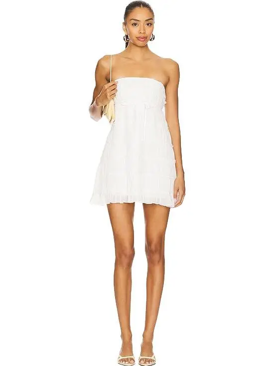 MORE TO COME Jess Mini Dress - White