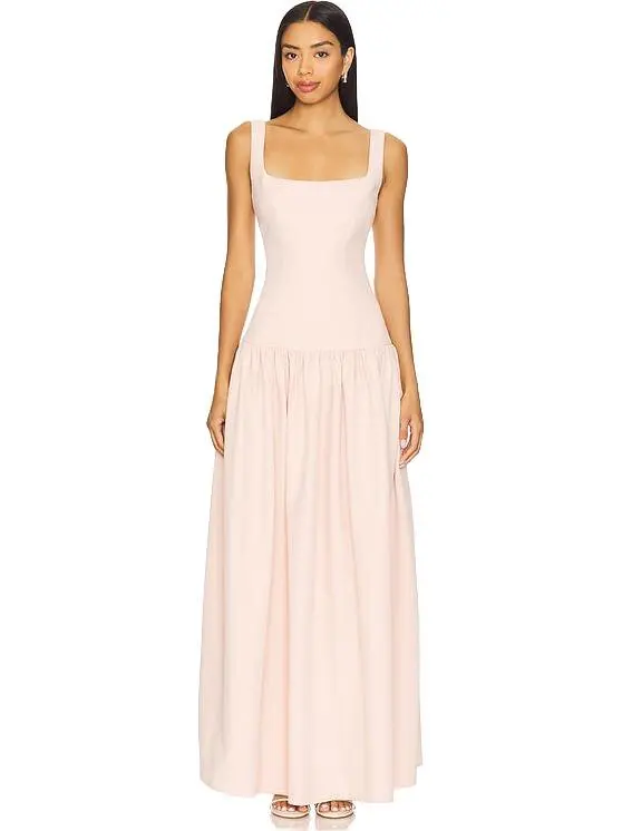 LOVERS AND FRIENDS Aria Maxi Dress - Light Pink
