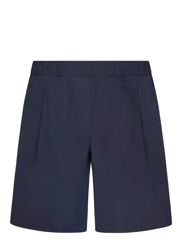 Herno Elasticated-waist Shorts - Blue
