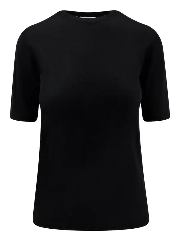 Max Mara Geric Virgin Wool T-shirt - Black