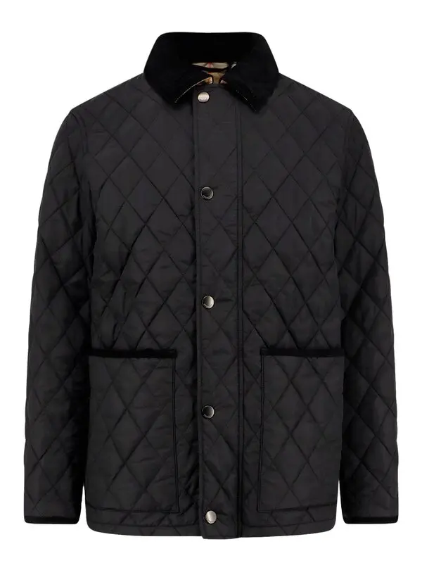 Burberry Haddington Quilted Jacket - Black