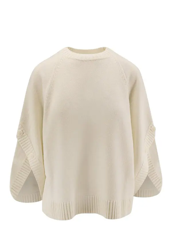 Max Mara Ampex Wool And Cashmere Sweater - White