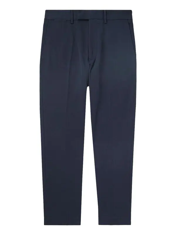 TOM FORD Tapered Cotton-blend Twill Chinos - Blue