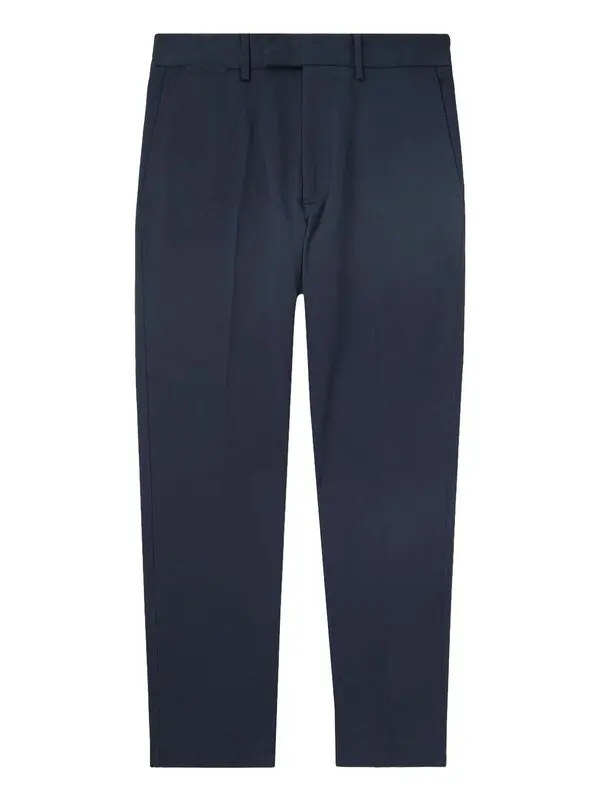 TOM FORD Tapered Cotton-blend Twill Chinos - Blue