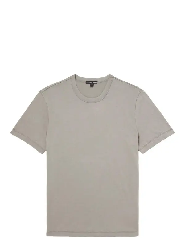JAMES PERSE Lotus Cotton-jersey T-shirt - Gray