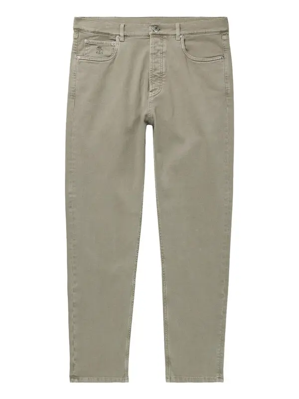 Brunello Cucinelli Slim-fit Jeans - Gray