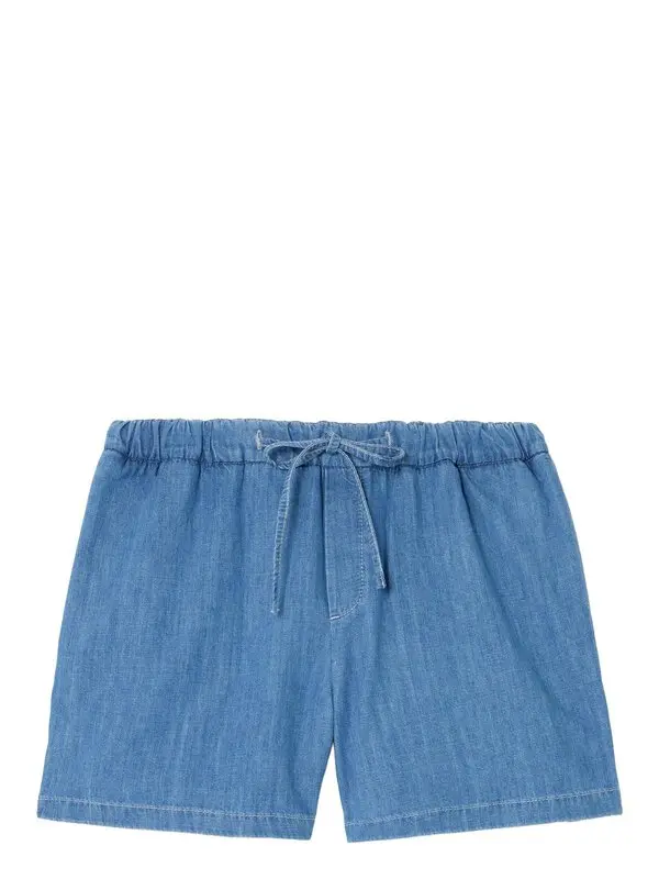 Gucci Cotton-chambray Shorts - Blue