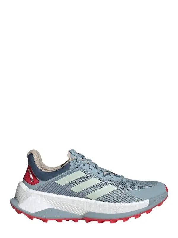Adidas Soulstride Ultra Trail Sneakers - Magic Grey/linen Green/pure Ruby