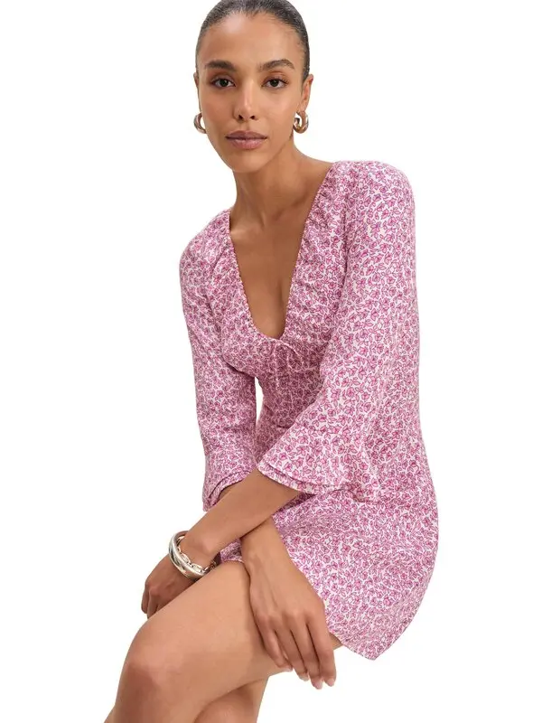 REFORMATION Lyssa Dress - Pink