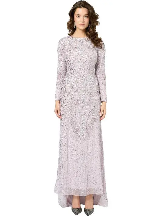 MARYISA Embellished Maxi Dress - Lilac