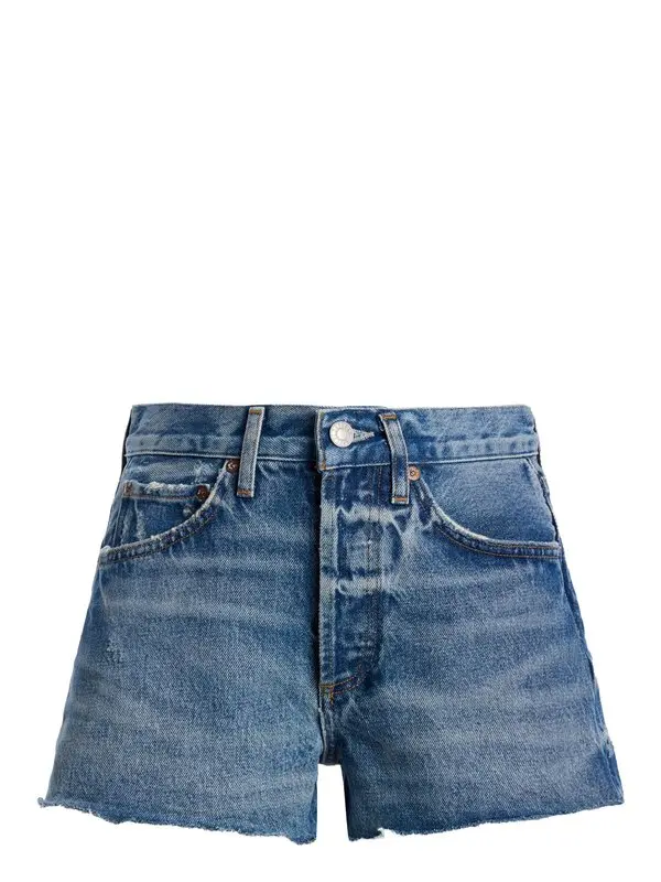 AGOLDE Parker Denim Shorts - Medium Wash