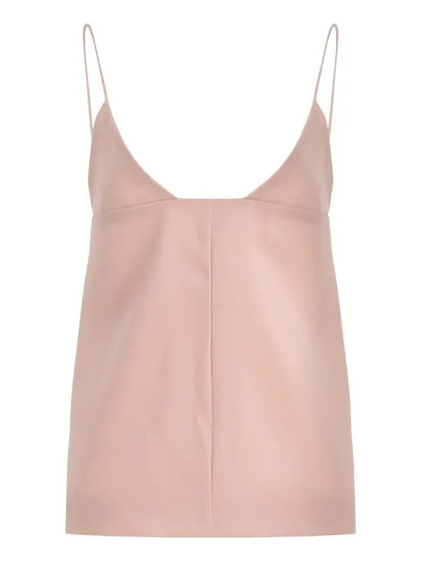 Brandon Maxwell The Bridges Wool-blend Cami Top - Light Pink