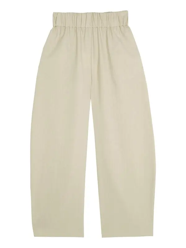 CORTANA Rocco Wide-leg Pants - Neutral
