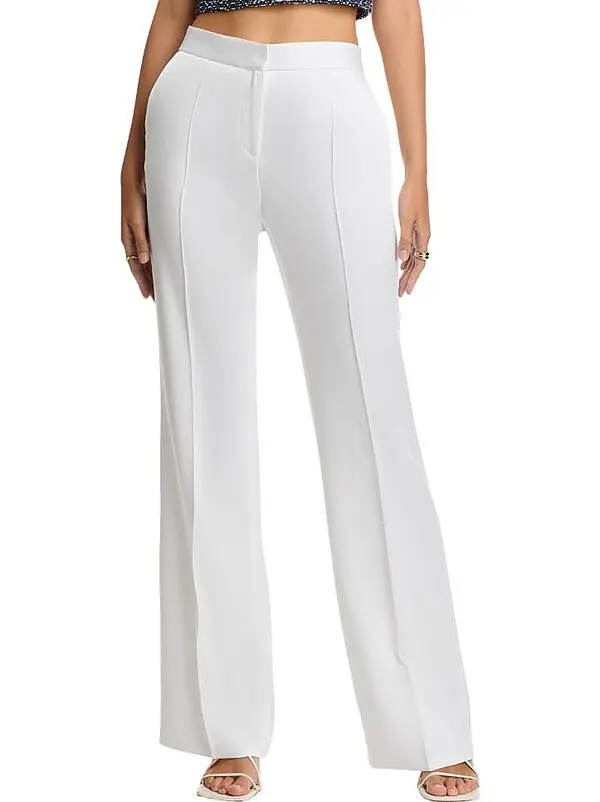 BOSS Talia Bootcut Trousers - White