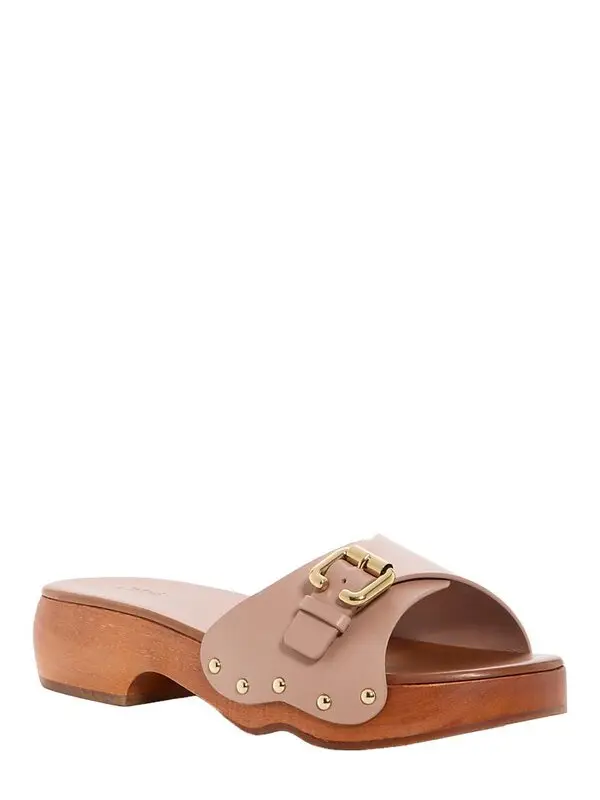 Chloé Jeannette Slide Sandals - Blush Pink