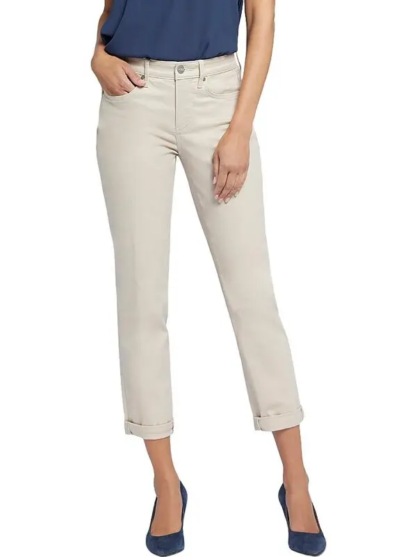 NYDJ Petite Margot Girlfriend Jeans - Feather