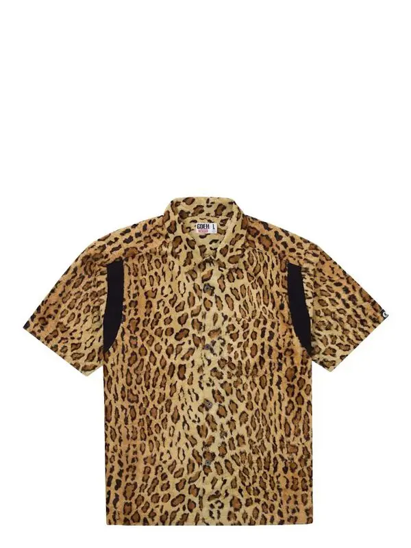 Supreme Goodenough Crushed Rayon Short Sleeve Shirt - Leopard