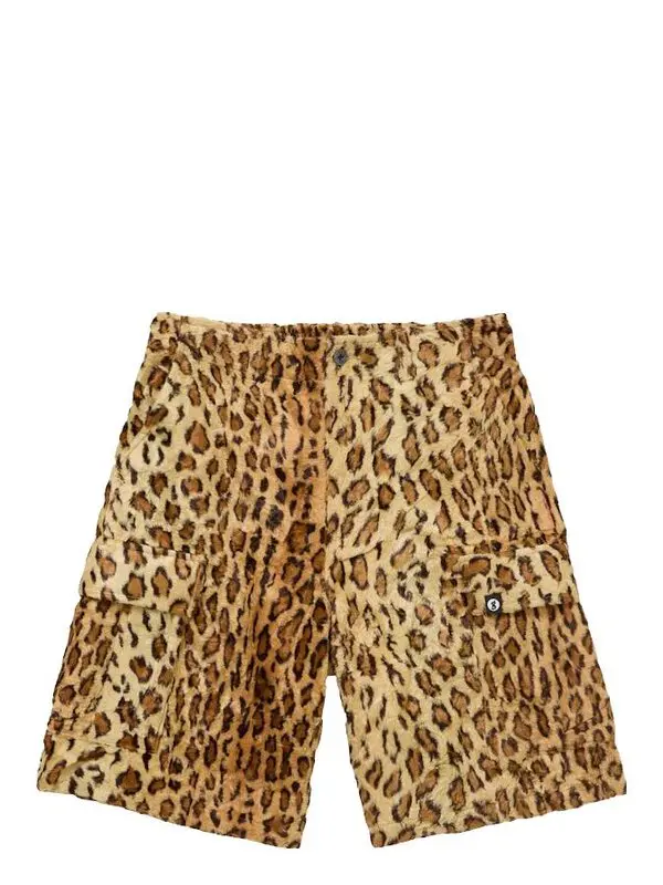 Supreme Goodenough Crushed Rayon Cargo Short - Leopard