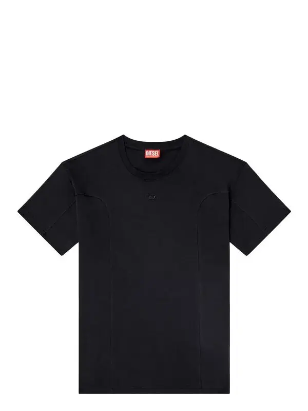 DIESEL® T-norm-int Crew-neck T-shirt - Black