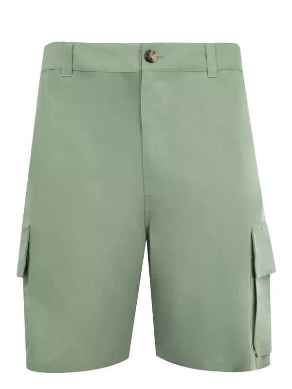 Loewe Linen Cargo Shorts - Grey