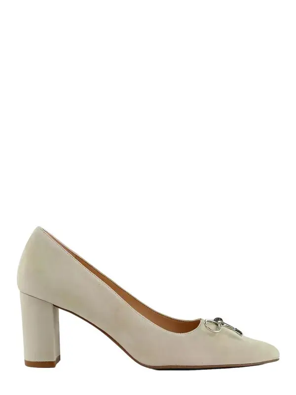 PETER KAISER Bow-detail Block-heel Pumps - Neutrals