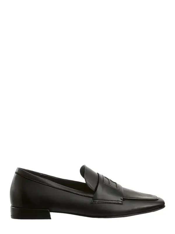 HOGL Sue Leather Loafers - Black