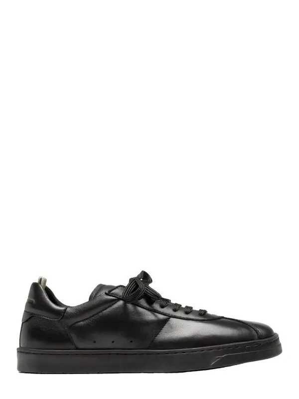 Officine Creative Karma Leather Low-top Sneakers - Black