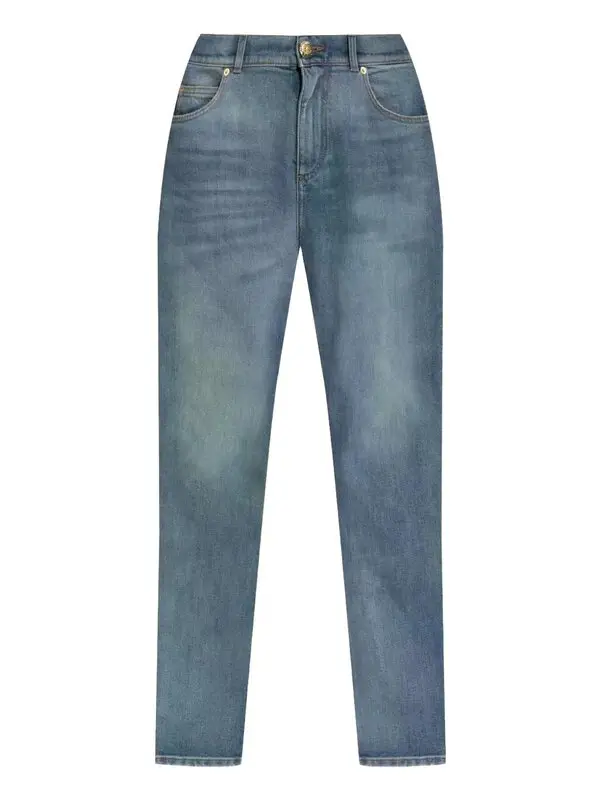 Balmain Whiskering-effect Jeans - Blue