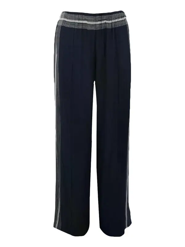 Vince Elasticated-waist Trousers - Blue