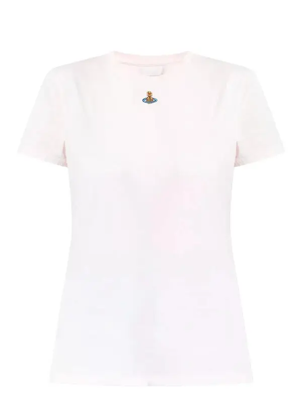 VIVIENNE WESTWOOD Embroidered T-shirt - White