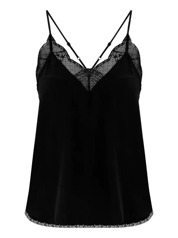 Zadig&Voltaire Lace-trimmed Camisole - Black