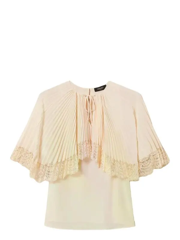 TWINSET Pleated Top - Pink