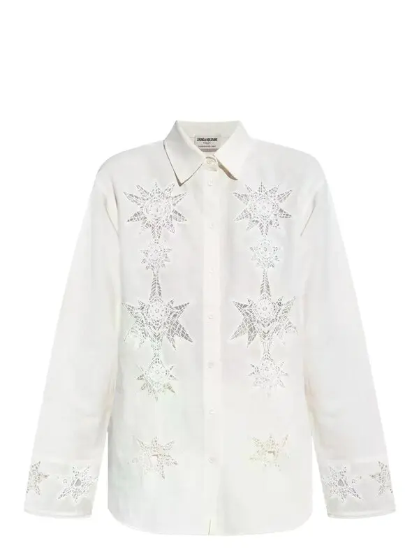 Zadig&Voltaire Embroidered Button-down Shirt - White