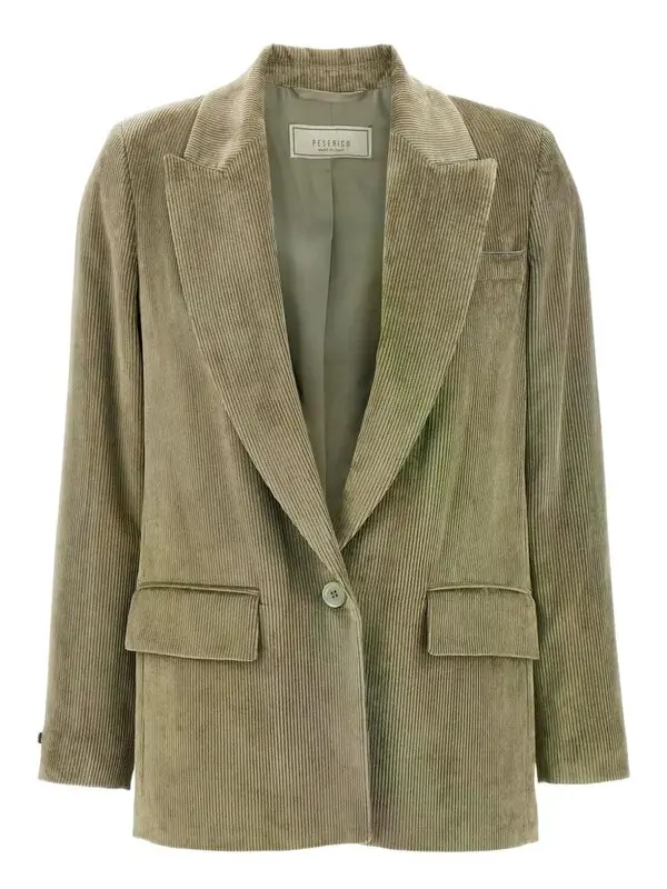 Peserico Corduroy Blazer - Green