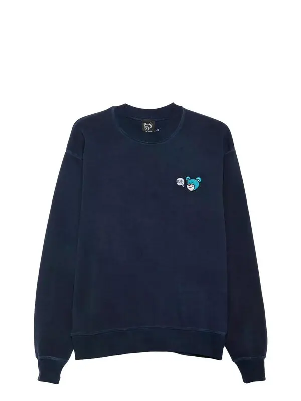 INBETWEENERS Logo-embroidered Sweatshirt - Blue
