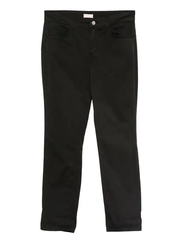 Liu Jo Logo-embroidered Trousers - Black