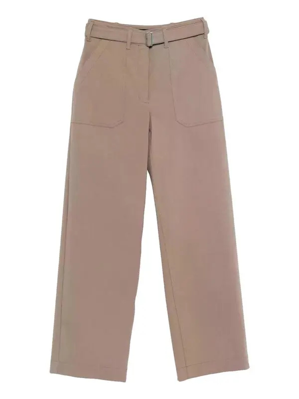 Theory Straight-leg Trousers - Brown